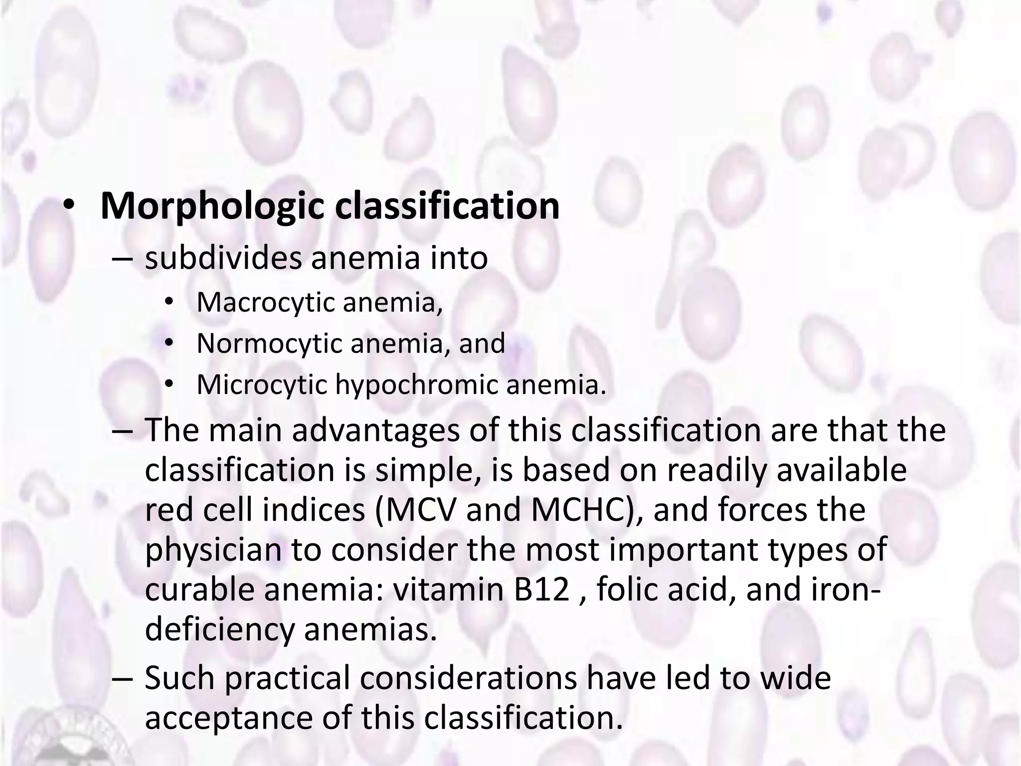 a child with anaemia - an approach | PPTX
