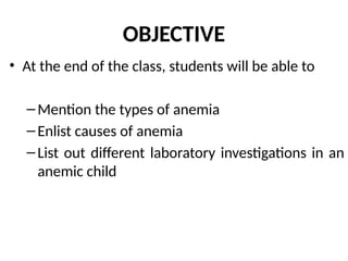 Approach to a child with anemia- Nirjala.pptx
