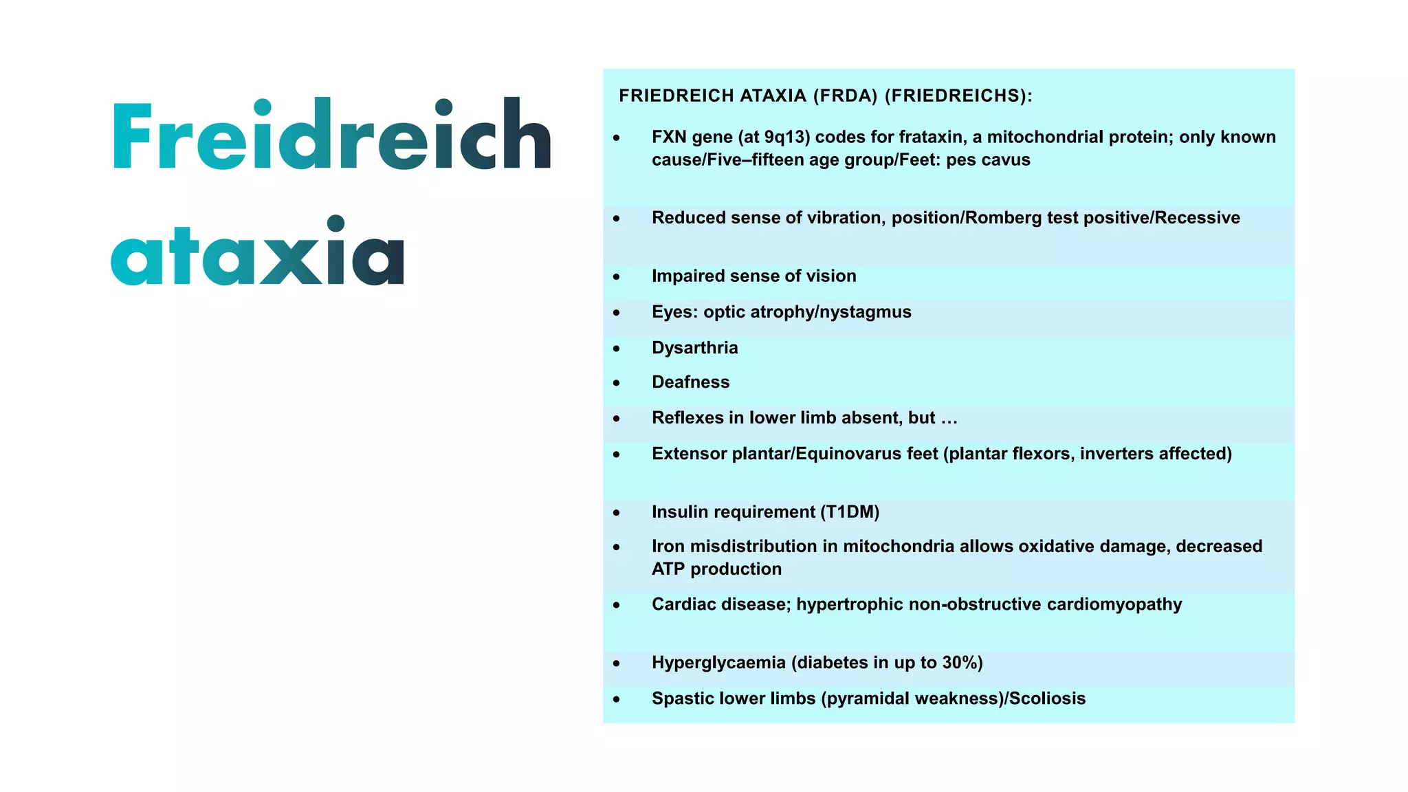 Approach to a child with ataxia | PPTX