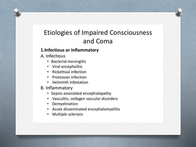 Approach to a child with coma | PPTX | Lung and Respiratory Health ...