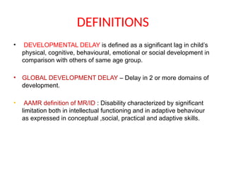 Approach to a child with Developmental Delay.pptx