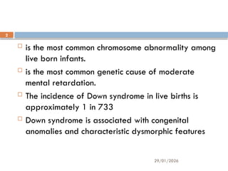 approach to a child with down syndrome and complications.pptx