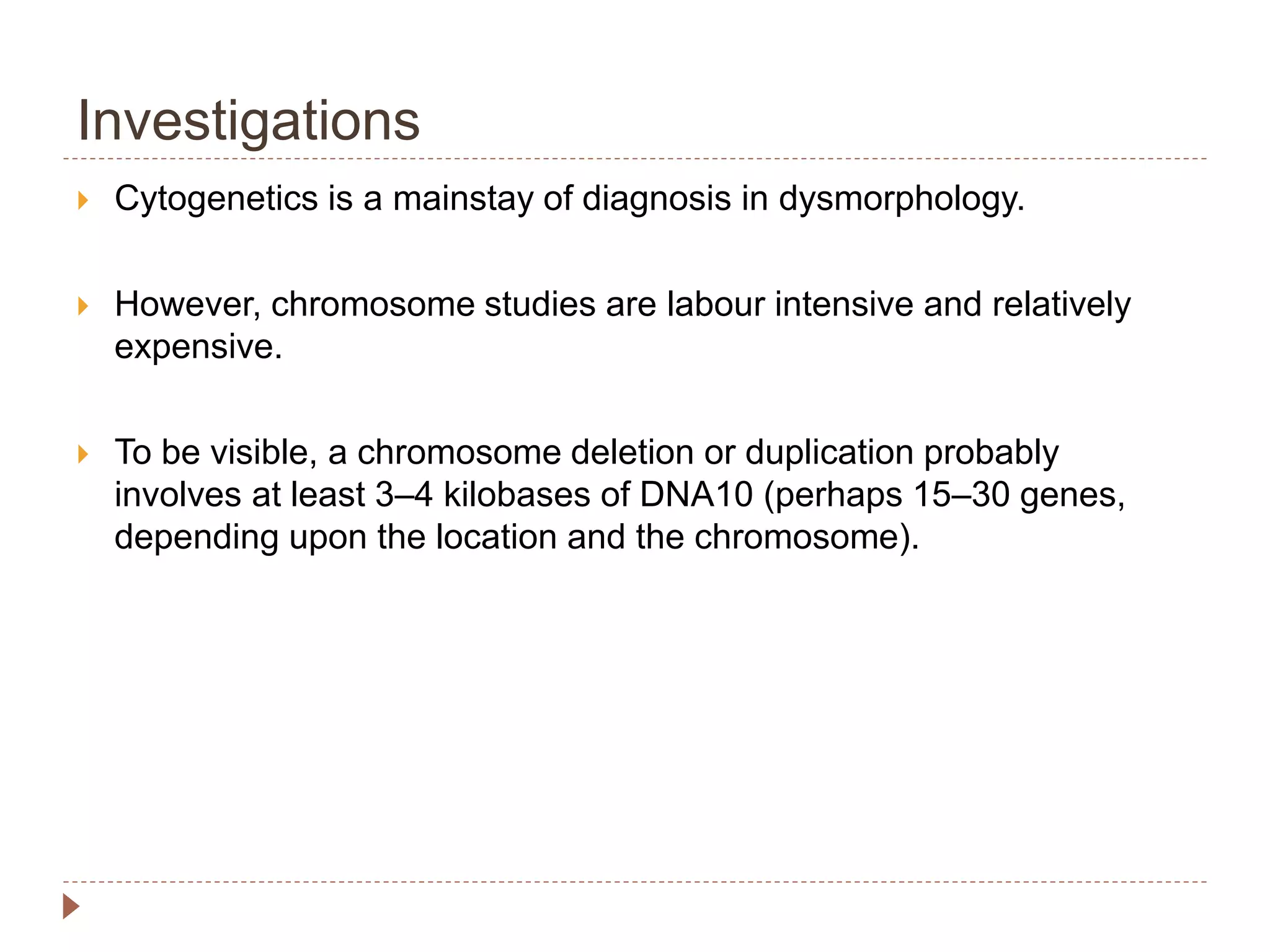Approach to a child with dysmorphism | PPTX
