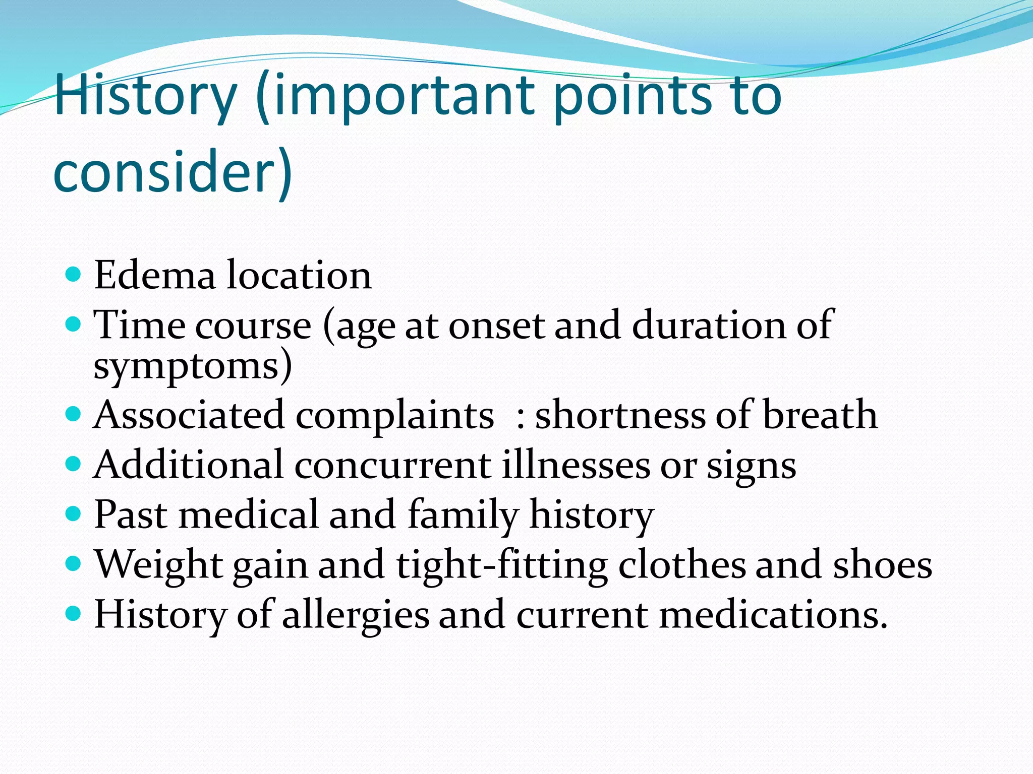 Approach to a child with edema | PPTX