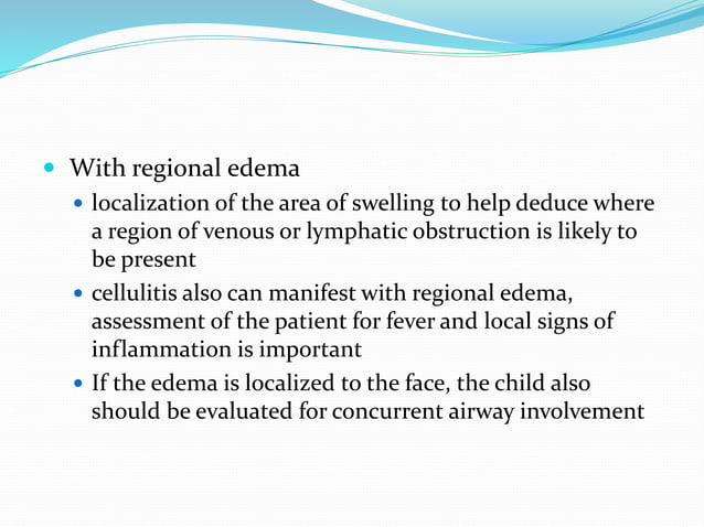 Approach to a child with edema | PPTX | Digestive Disorders | Diseases ...