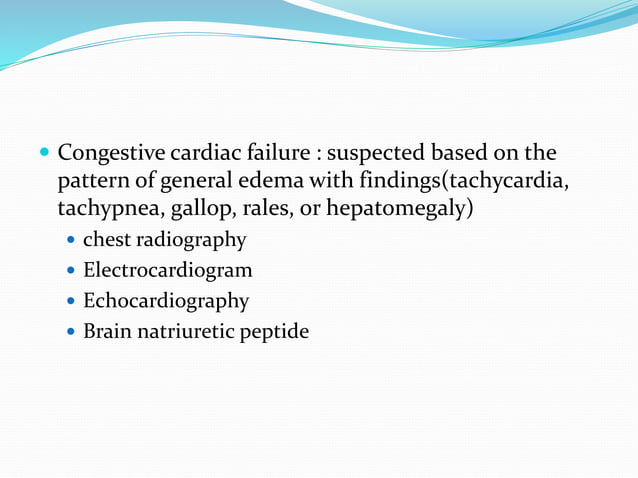 Approach to a child with edema | PPTX | Digestive Disorders | Diseases ...