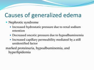 Approach to a child with edema | PPTX