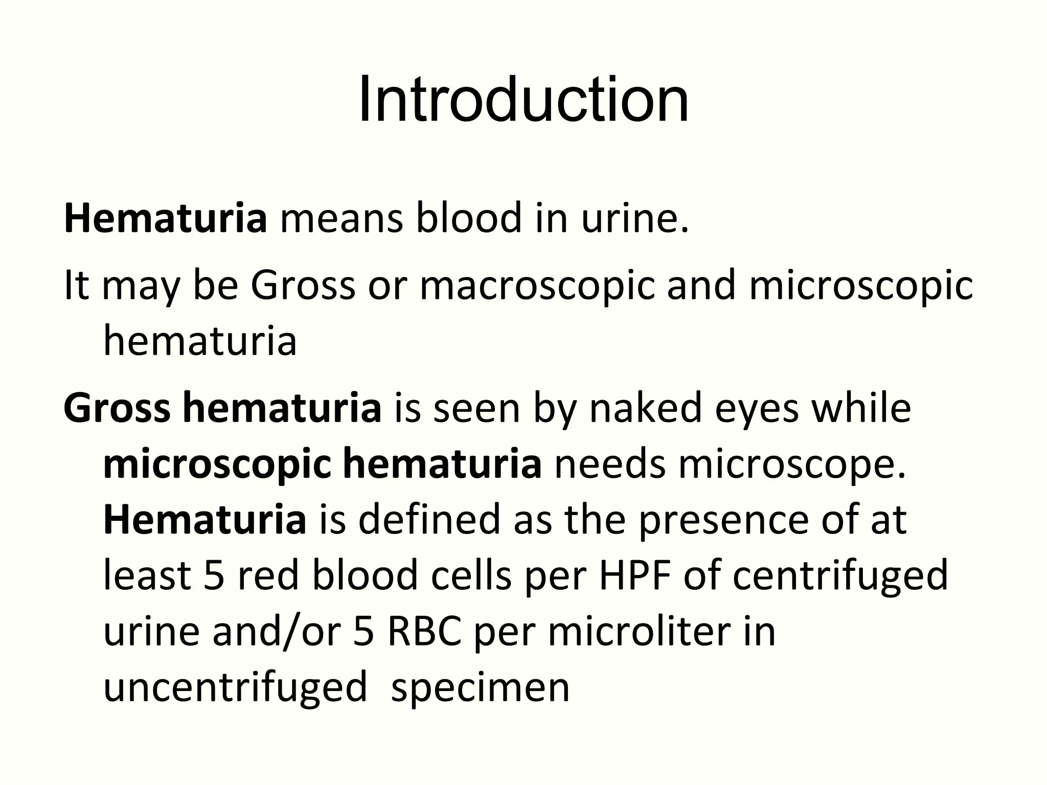 Approach to a child with hematuria | PPTX