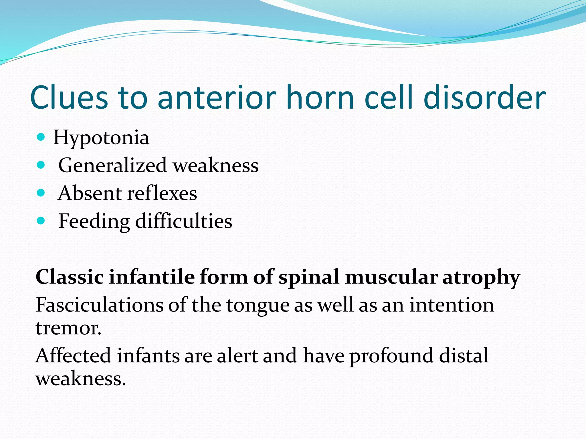 Approach to a child with hypotonia | PPTX