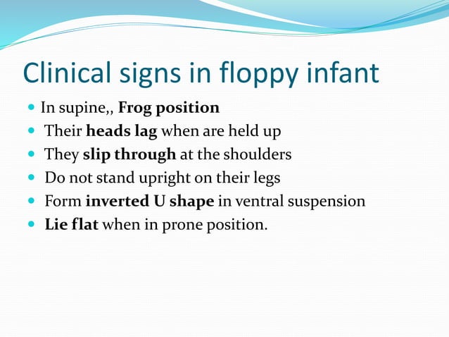 Approach to a child with hypotonia | PPTX | Pregnancy | Reproductive Health