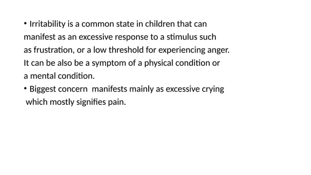 APPROACH TO A CHILD WITH IRRITABILITY.pptx