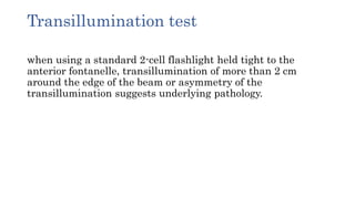 Approach to a child with large head | PPTX