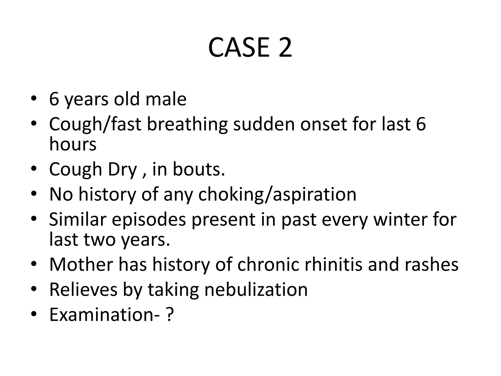 Approach to a child with respiratory distress | PPTX