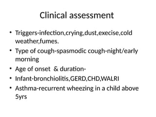 Approach to a child with. wheeze.pptx. | PPTX
