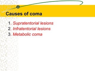Approach to a comatose child | PPTX