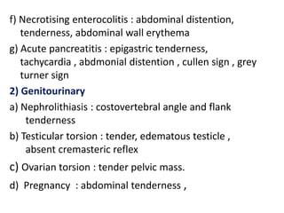 Approach to Acute Abdomen in Paediatric Patients | PPTX