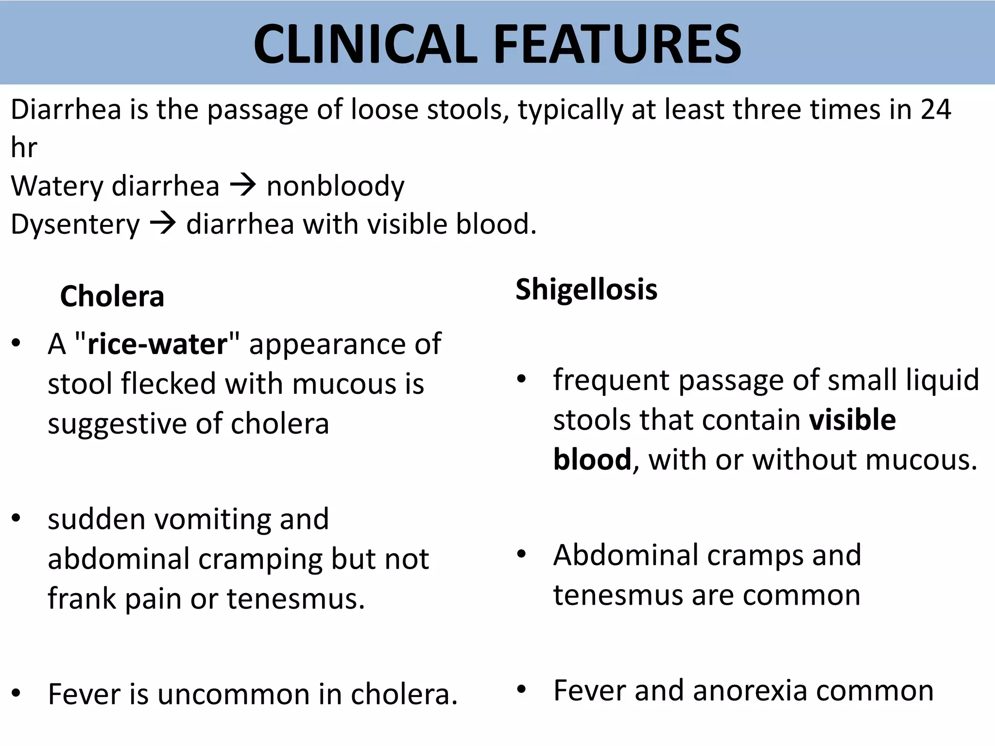 Approach to acute diarrhoea | PPTX