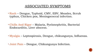 APPROACH TO ACUTE FEBRILE ILLNESS- DIAGNOSIS AND MANAGEMENT | PPTX ...