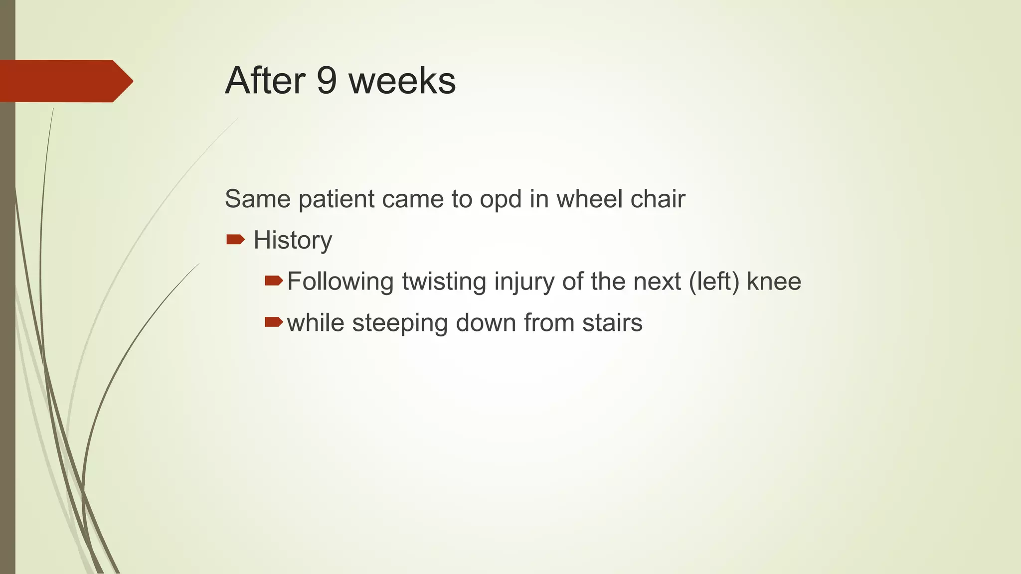 Approach to acute knee injuries (knee injury) | PPTX