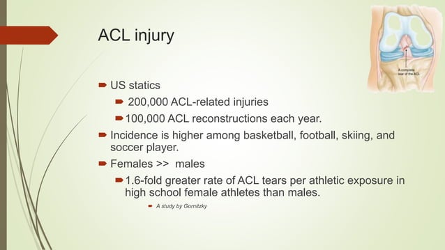 Approach to acute knee injuries (knee injury) | PPTX | Death, Injury ...