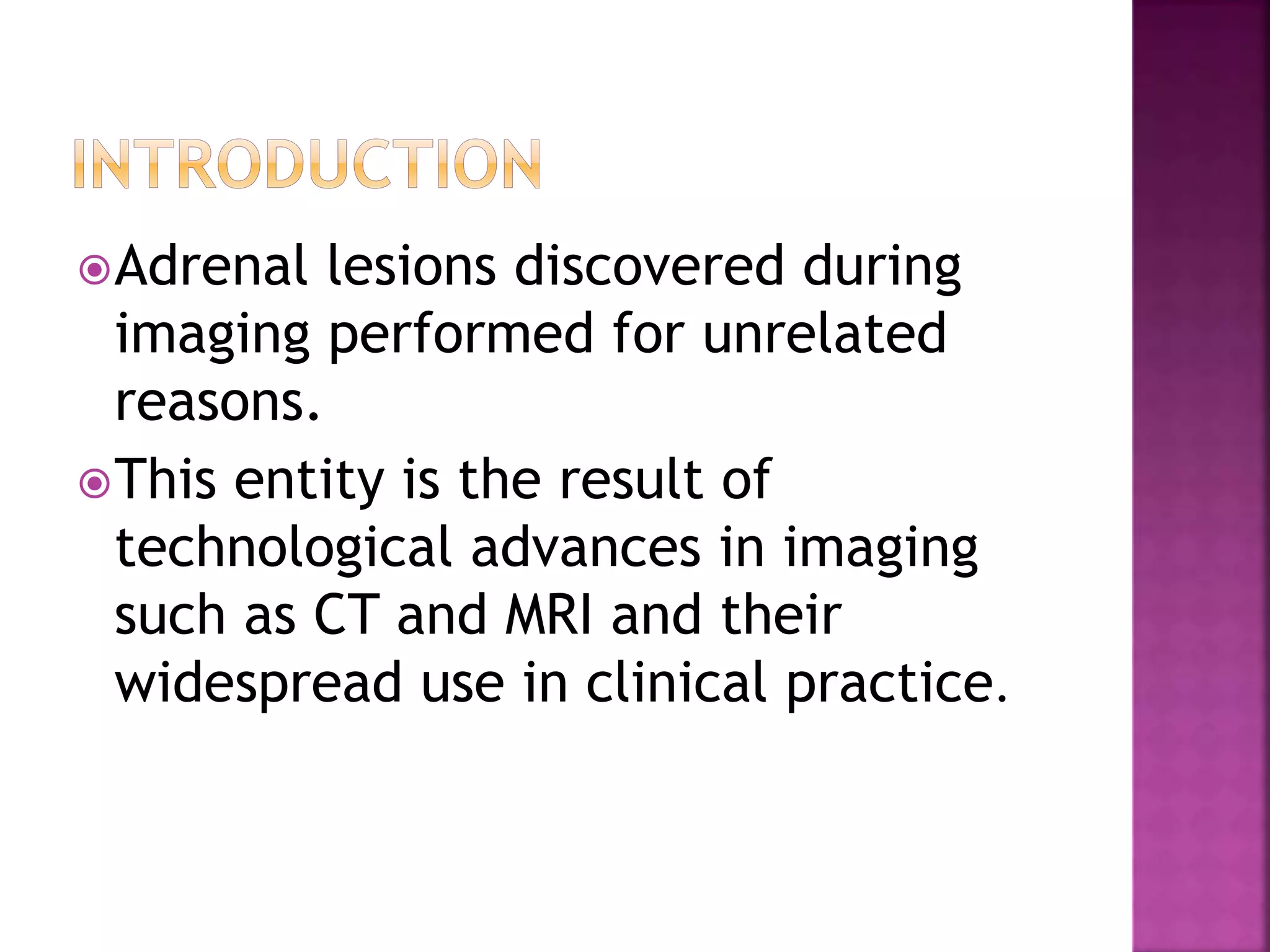 Approach to adrenal incidentaloma | PPTX