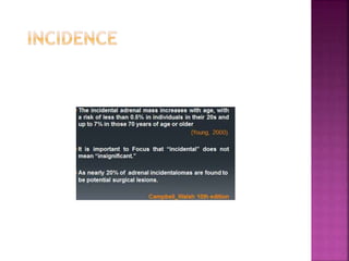 Approach to adrenal incidentaloma | PPTX