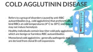Approach to Autoimmune Hemolytic Anemia | PPTX