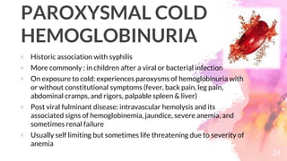 Approach to Autoimmune Hemolytic Anemia | PPTX