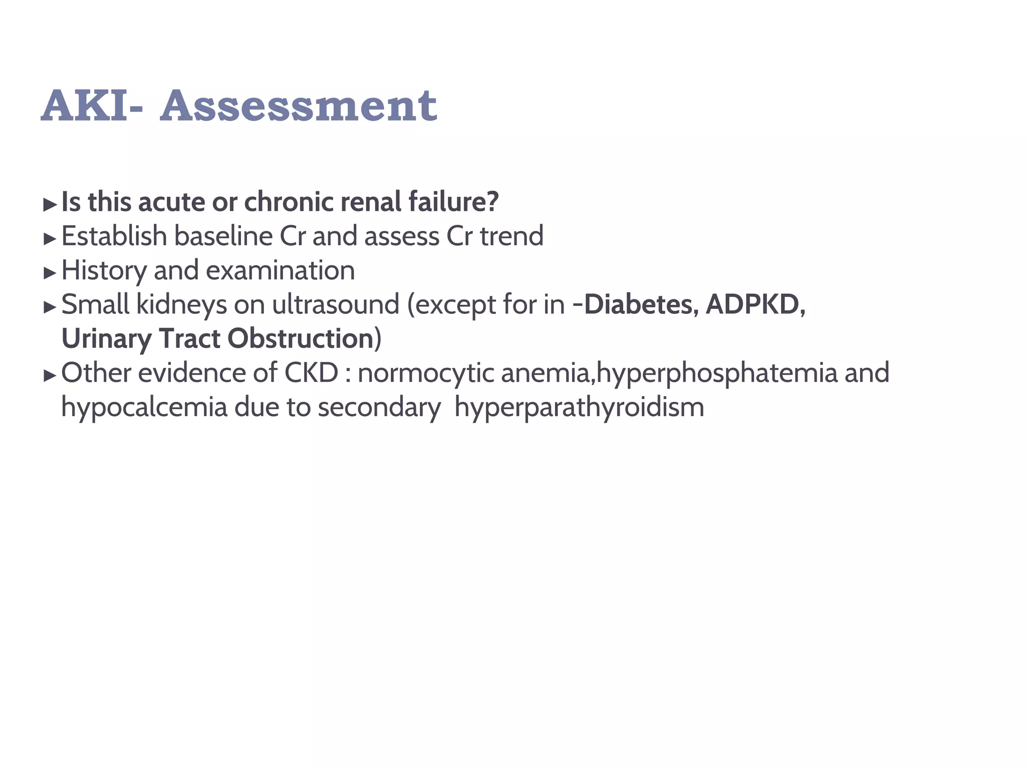 Approach to aki | PDF