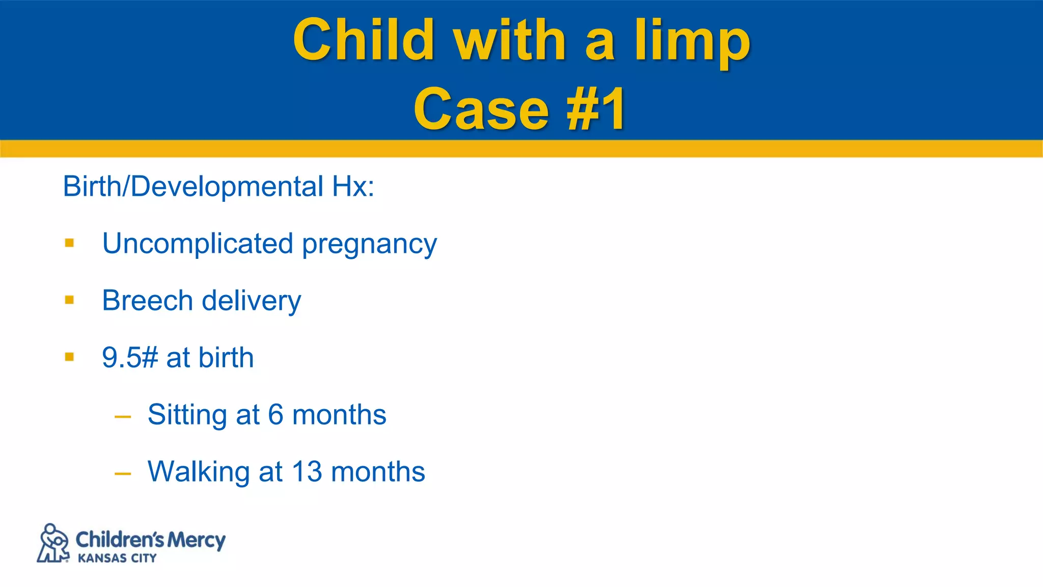 Approach to a limping child.pdf | Death, Injury, or Military Conflict ...