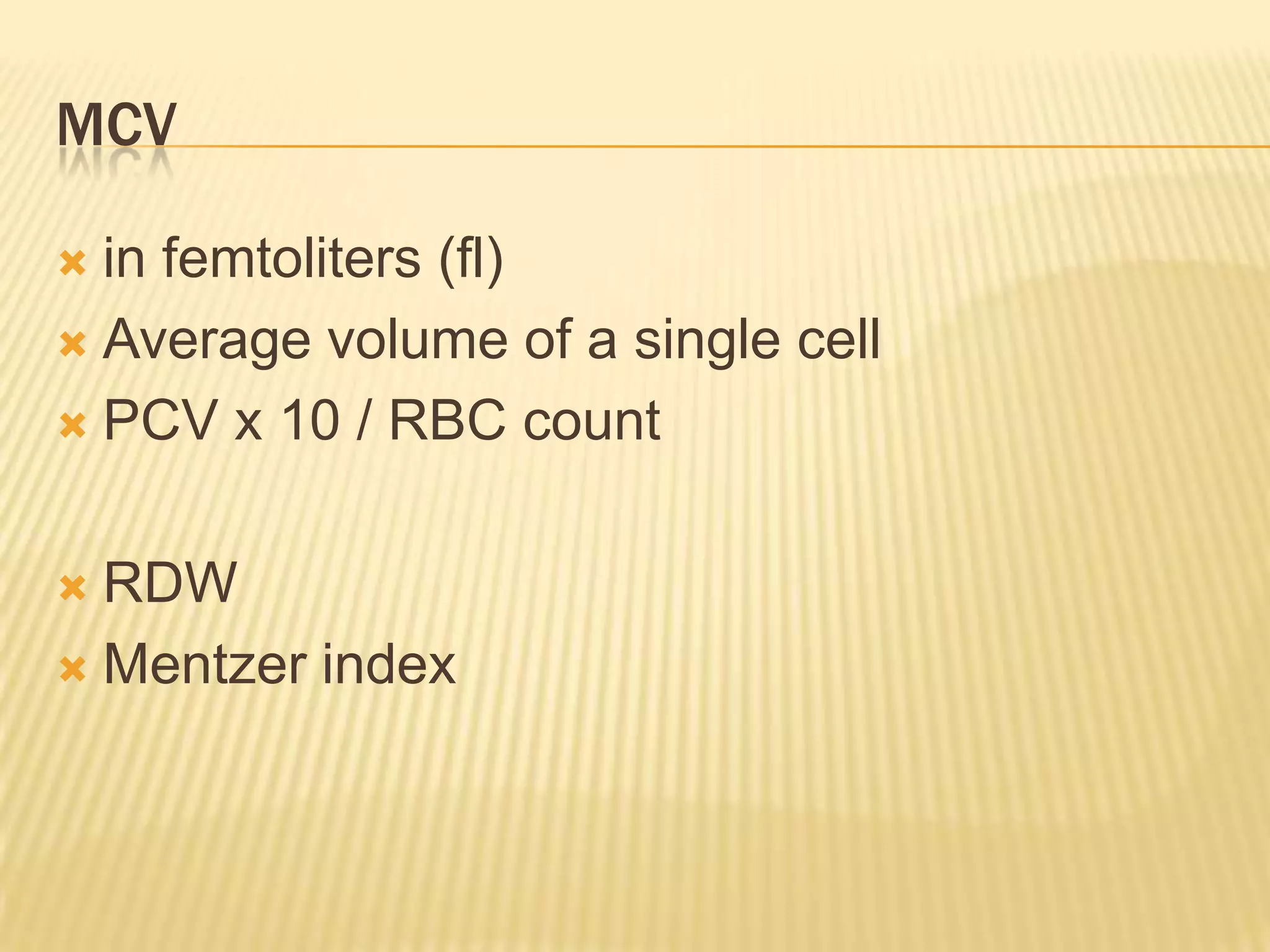 Approach to anaemia | PPTX