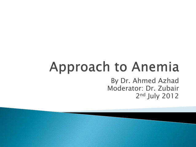 Approach to anaemia .pdf