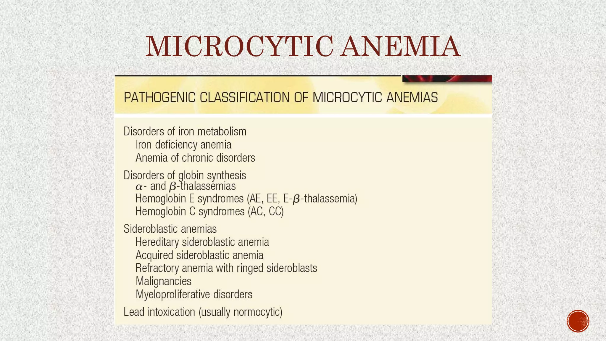 Approach to anemia | PPTX