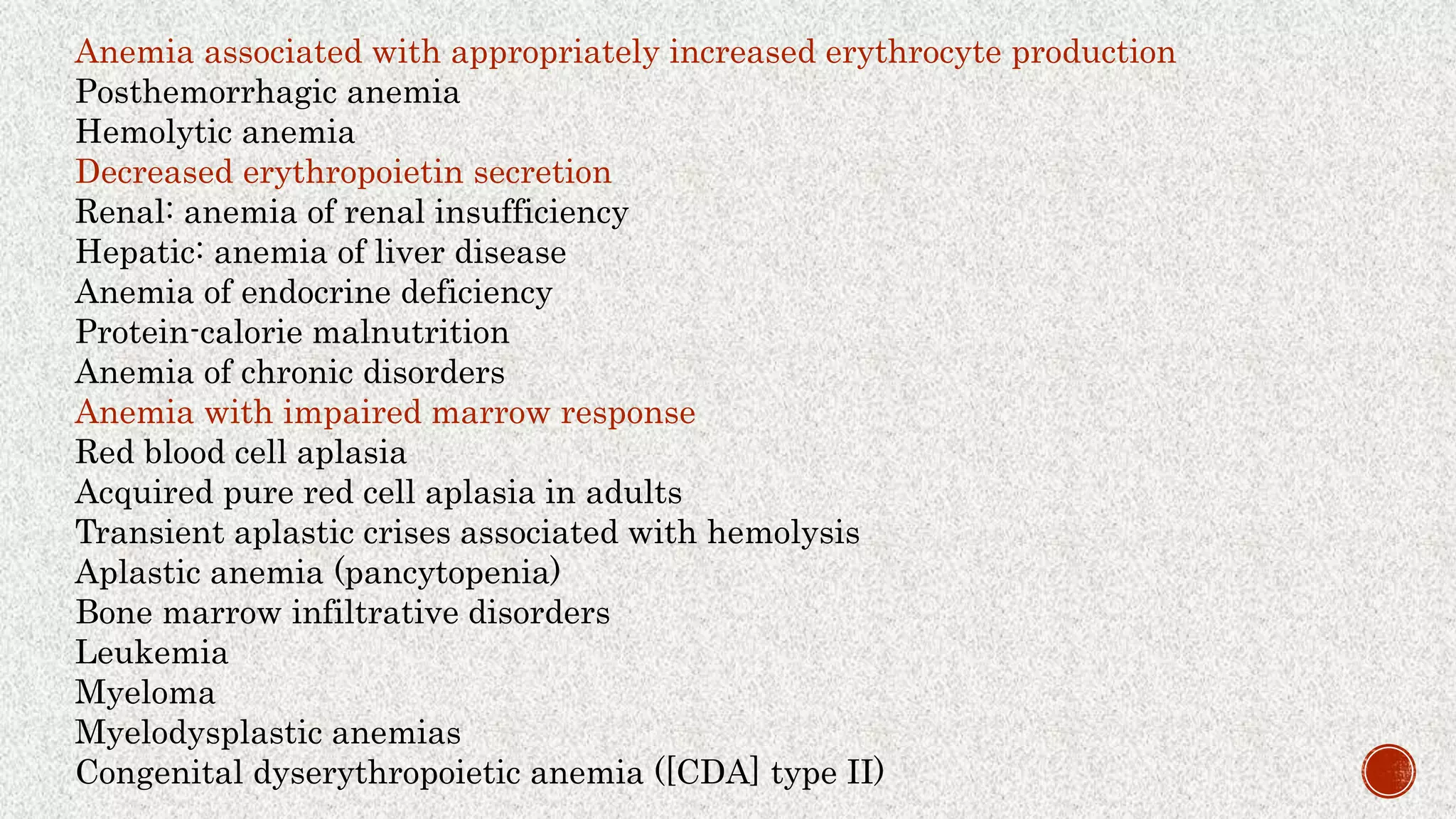 Approach to anemia | PPTX