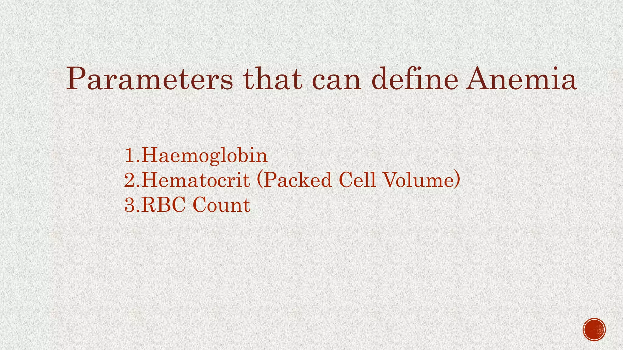 Approach to anemia | PPTX