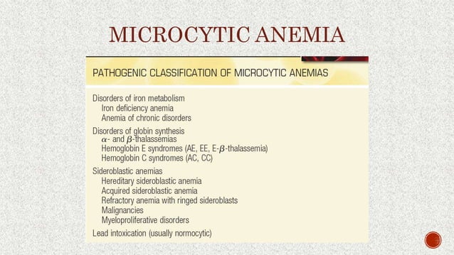 Approach to anemia | PPTX