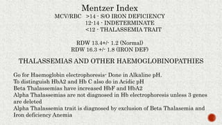 Approach to anemia | PPTX