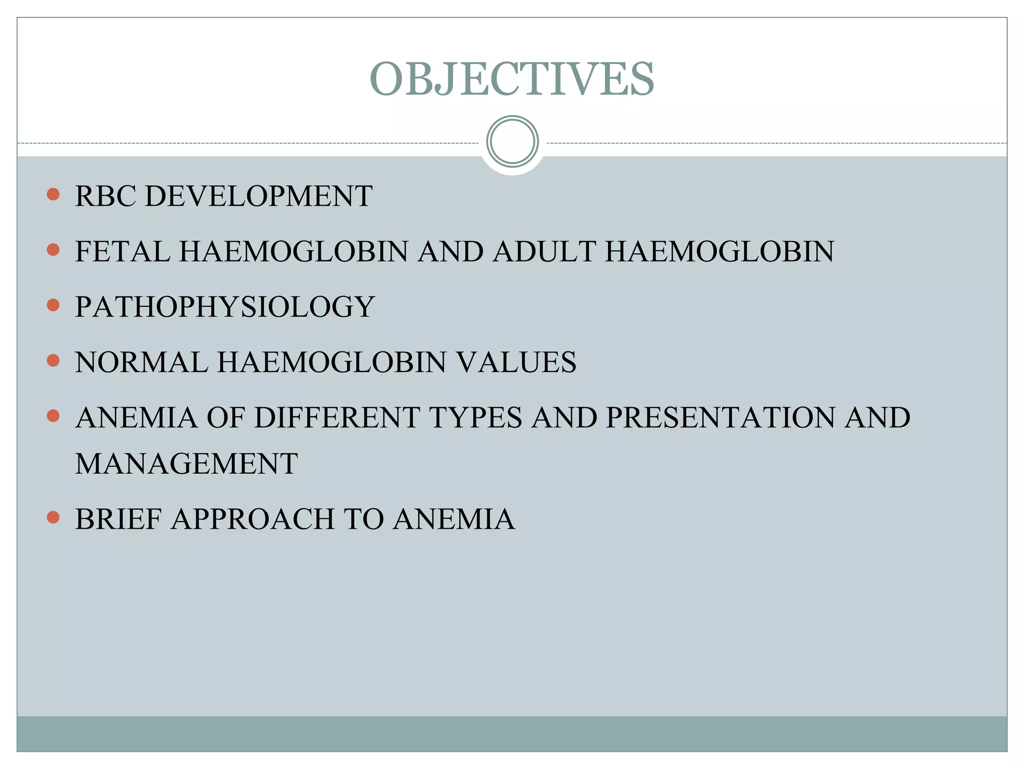 Approach to anemia | PPTX