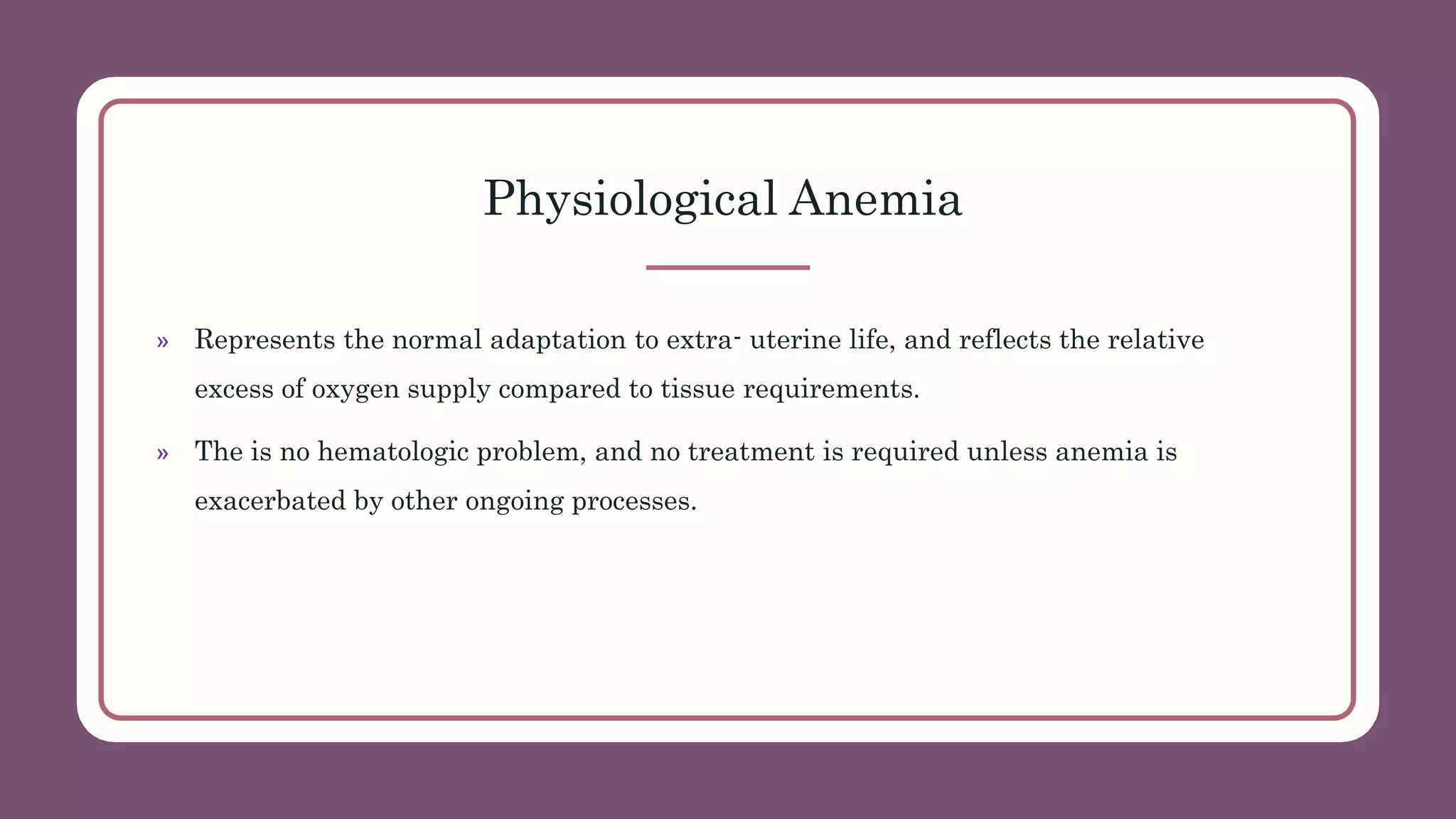 Approach to Pediatric Anemia | PPTX