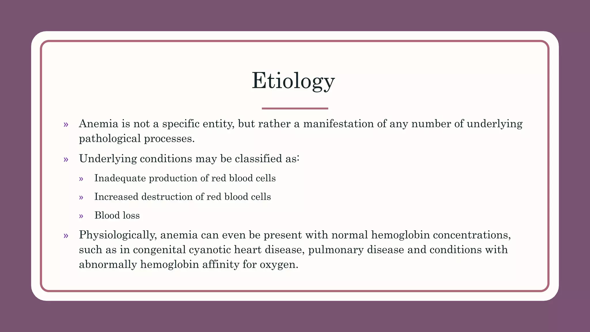 Approach to Pediatric Anemia | PPTX