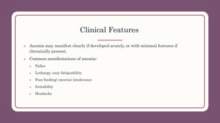 Approach to Pediatric Anemia | PPTX