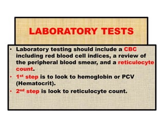 Approach to anemia | PPT