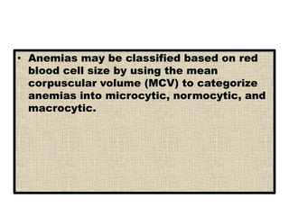 Approach to anemia | PPT