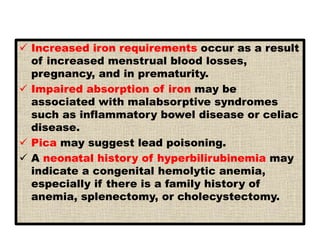 Approach to anemia | PPTX