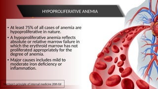 Approach to Anemia - case presentation anemia | PPTX