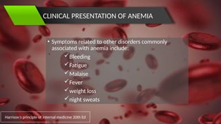 Approach to Anemia - case presentation anemia | PPTX