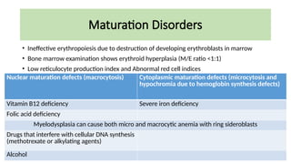 Approach to anemia based on Harrison's book | PPTX