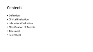 Approach to Anemia - Copy.pptx how to diagnose | PPT