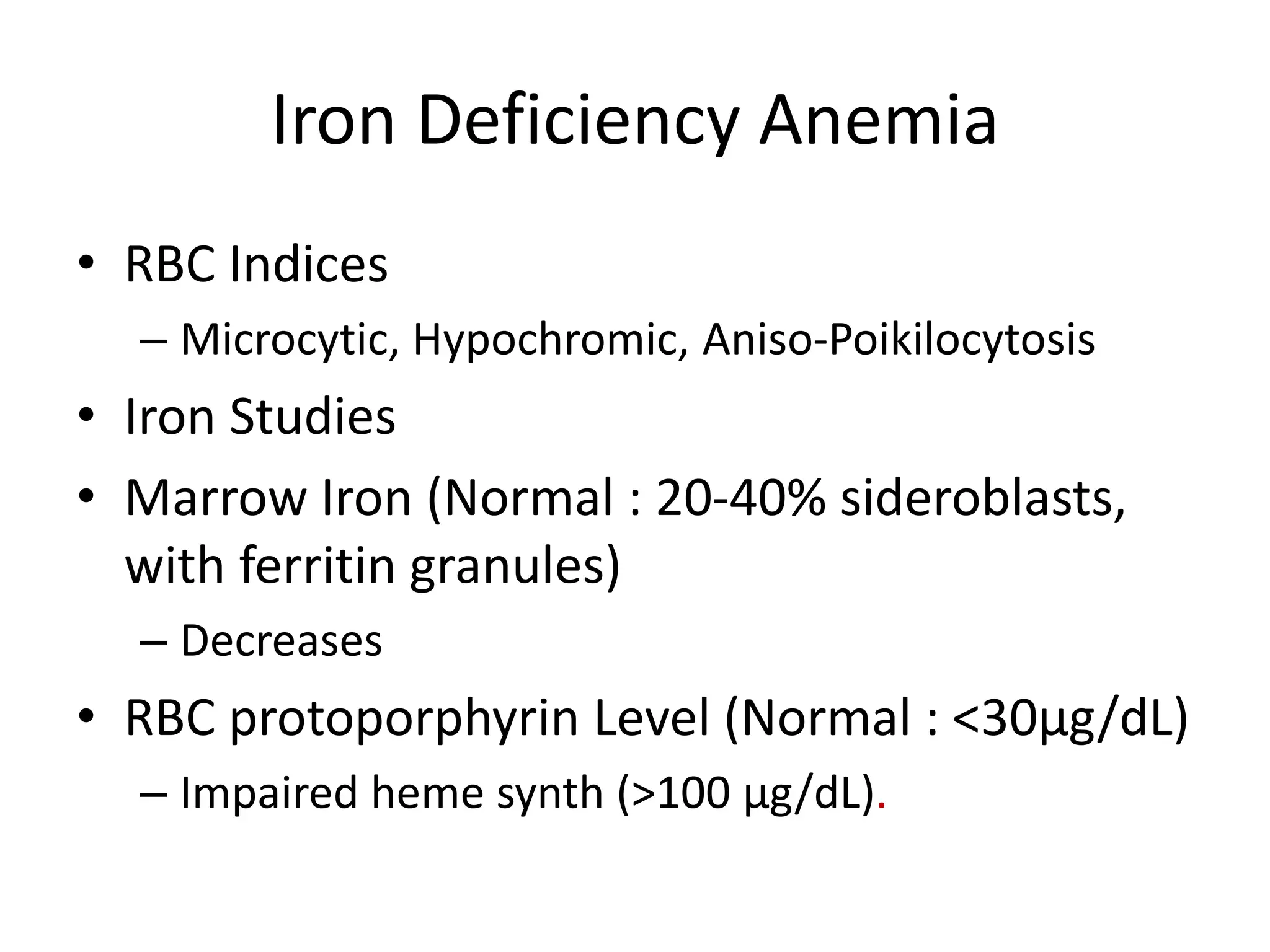 Approach to Anemia - Dr Kasyapa 05-08-16 | PPTX