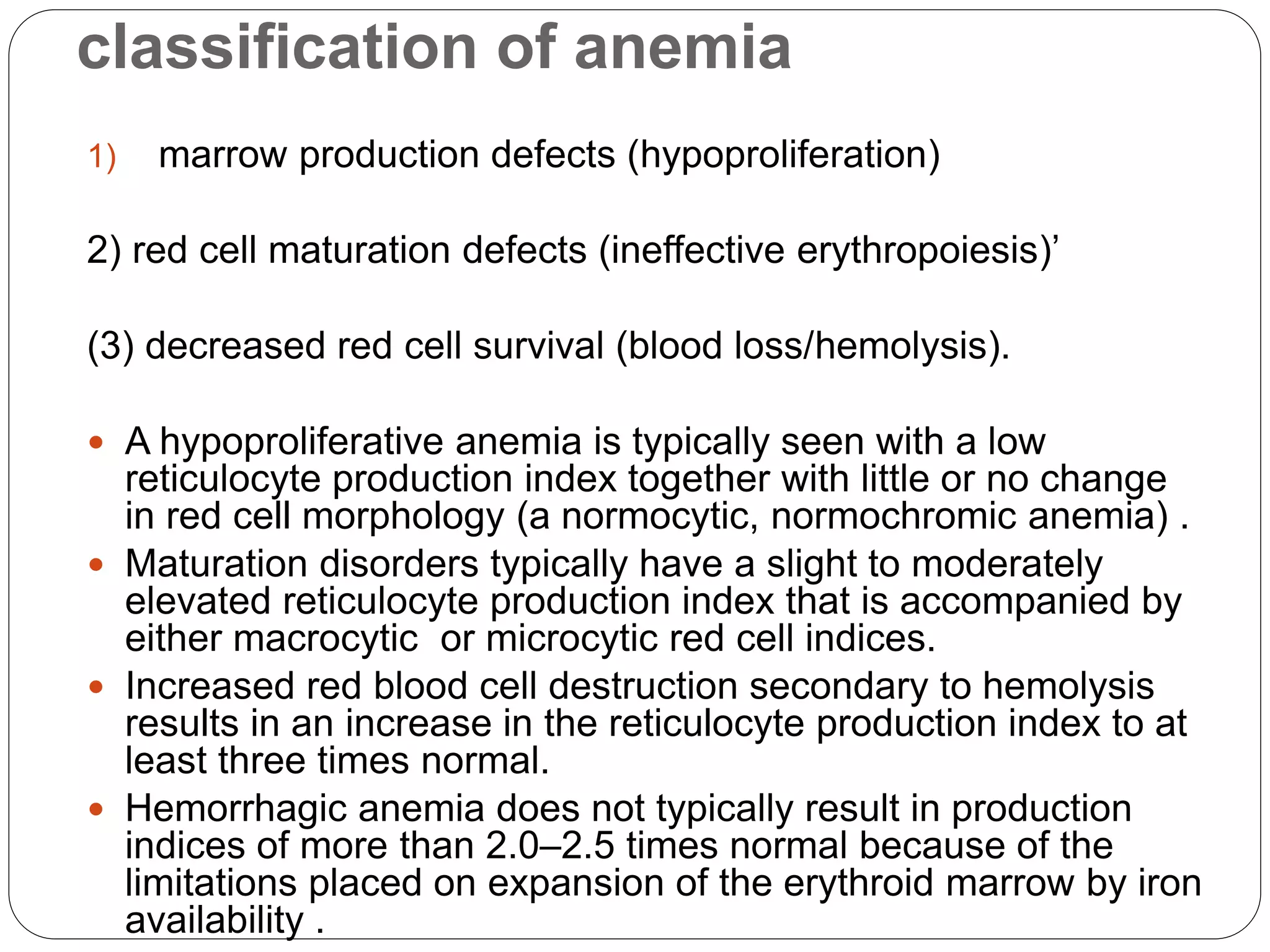 Approach to anemia bikal | PPTX